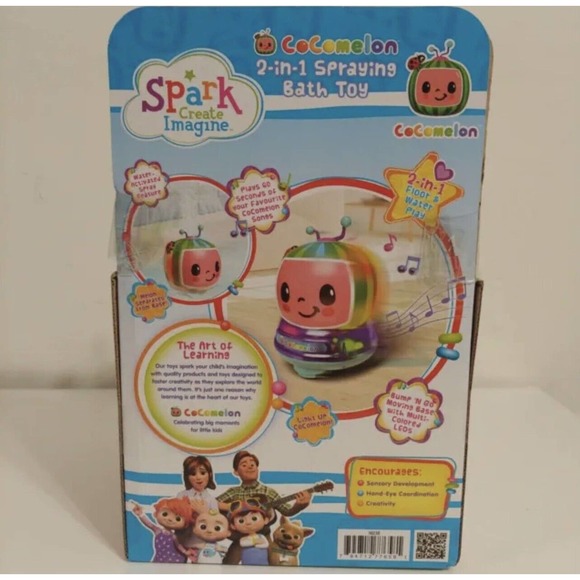 Spark Walmart Brand | Toys | Copy Spark Cocomelon 2in Spraying Bath Toy ...